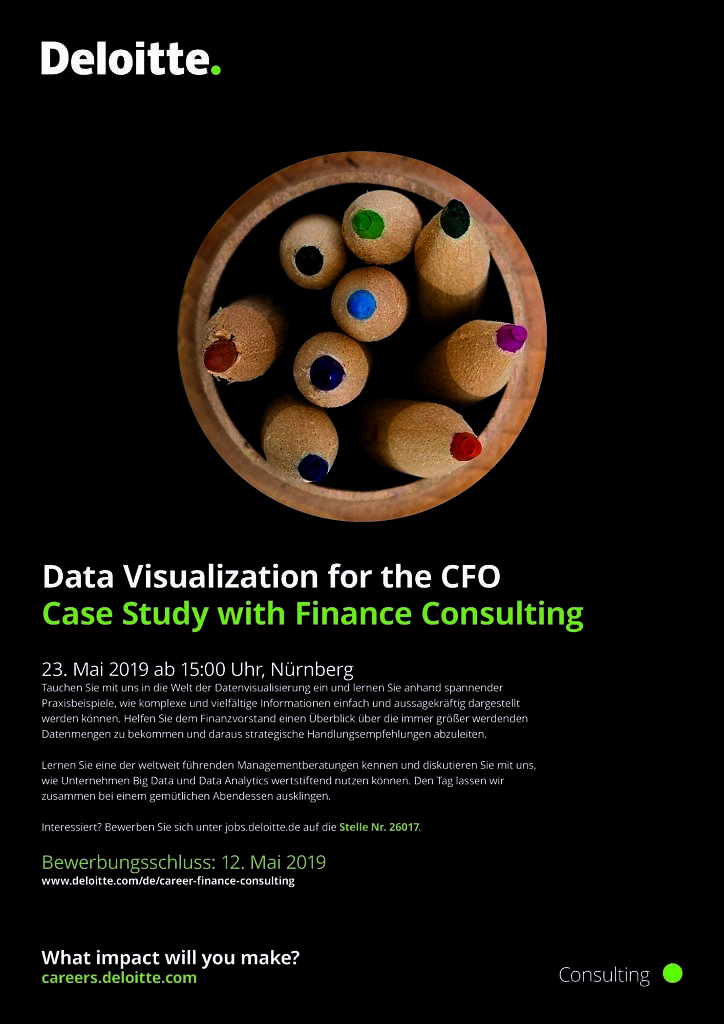 Case Study with Deloitte | Data Visualization for the CFO | 23. Mai 2019 - Lehrstuhl für ...