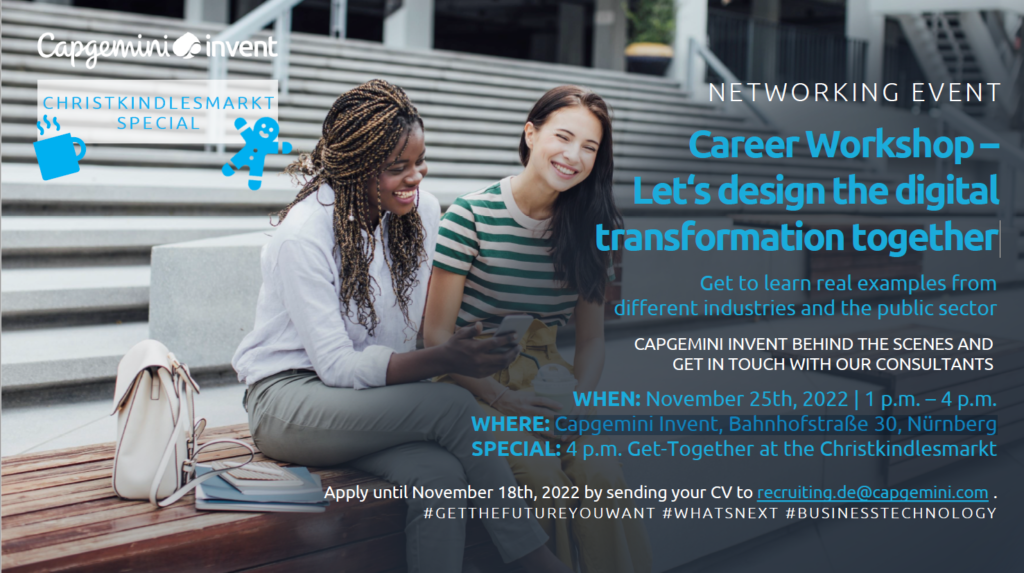 Capgemini Invent Career Workshop - Lehrstuhl für Unternehmensführung – Chair of Corporate Management